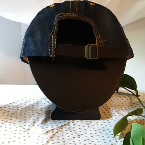 Bijorca | Accessories | Blingy Posh Denim Ballcap | Poshmark
